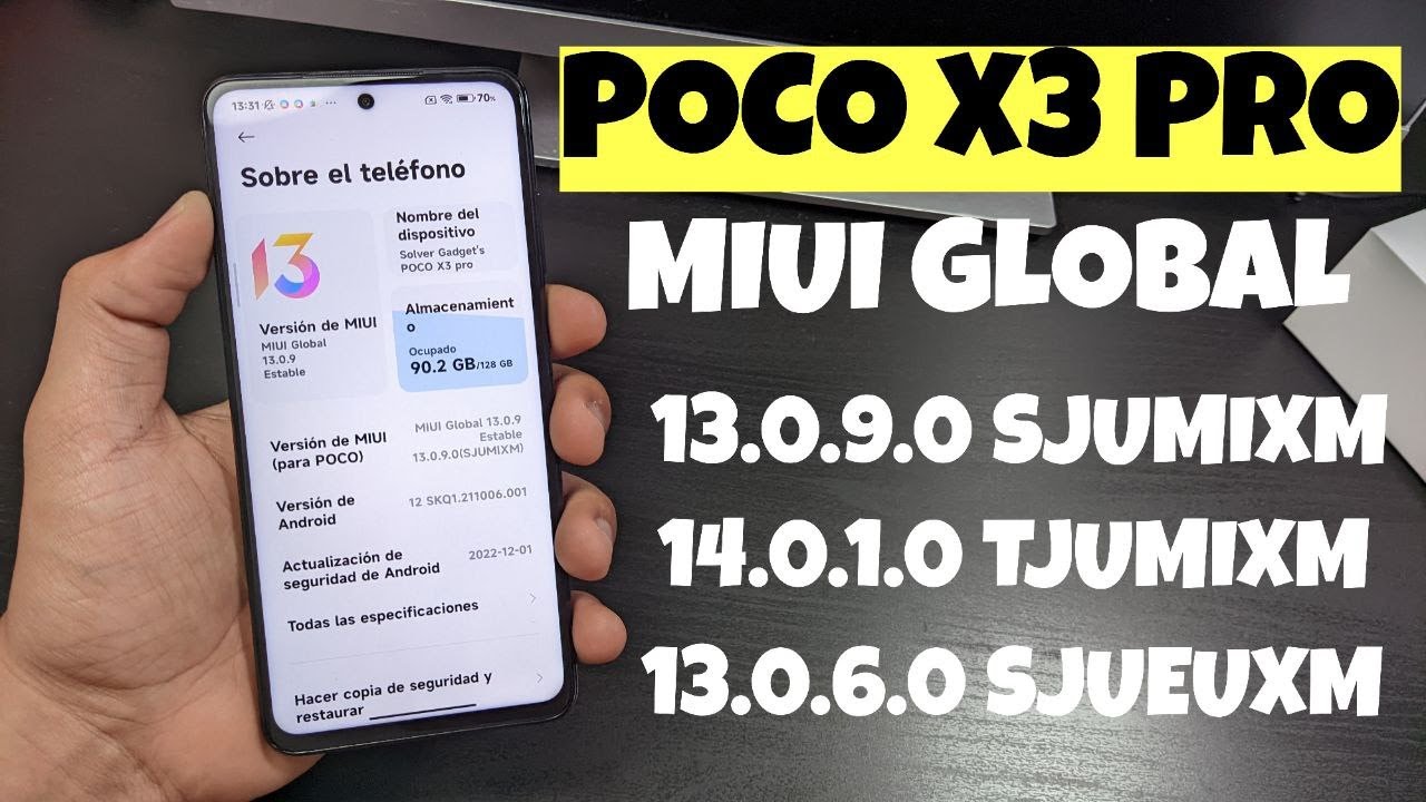 Todo lo Que Tienes que SABER!! POCO X3 Pro MIUI 13 y MIUI 14 global Actualizar YA!! - YouTube