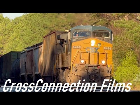 CSXT 286 CW44AC Solo Struggles SB As It Leads L225-18 Up Nattle Hill In Fay NC - YouTube