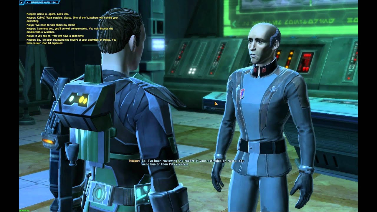SWTOR: Imperial Agent, Sniper Walkthrough Part 16 - Getting Briefed by ...