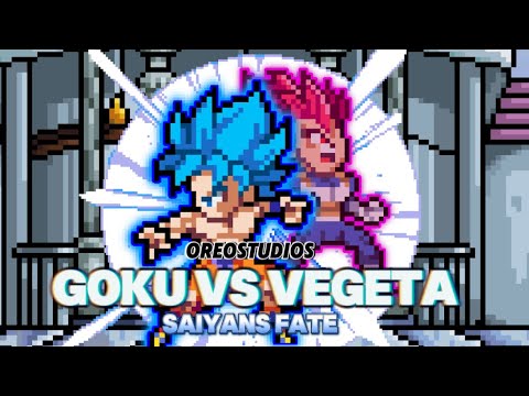 Stick Nodes || Goku Vs Vegeta - Saiyans Fate || Sprite Animation - YouTube