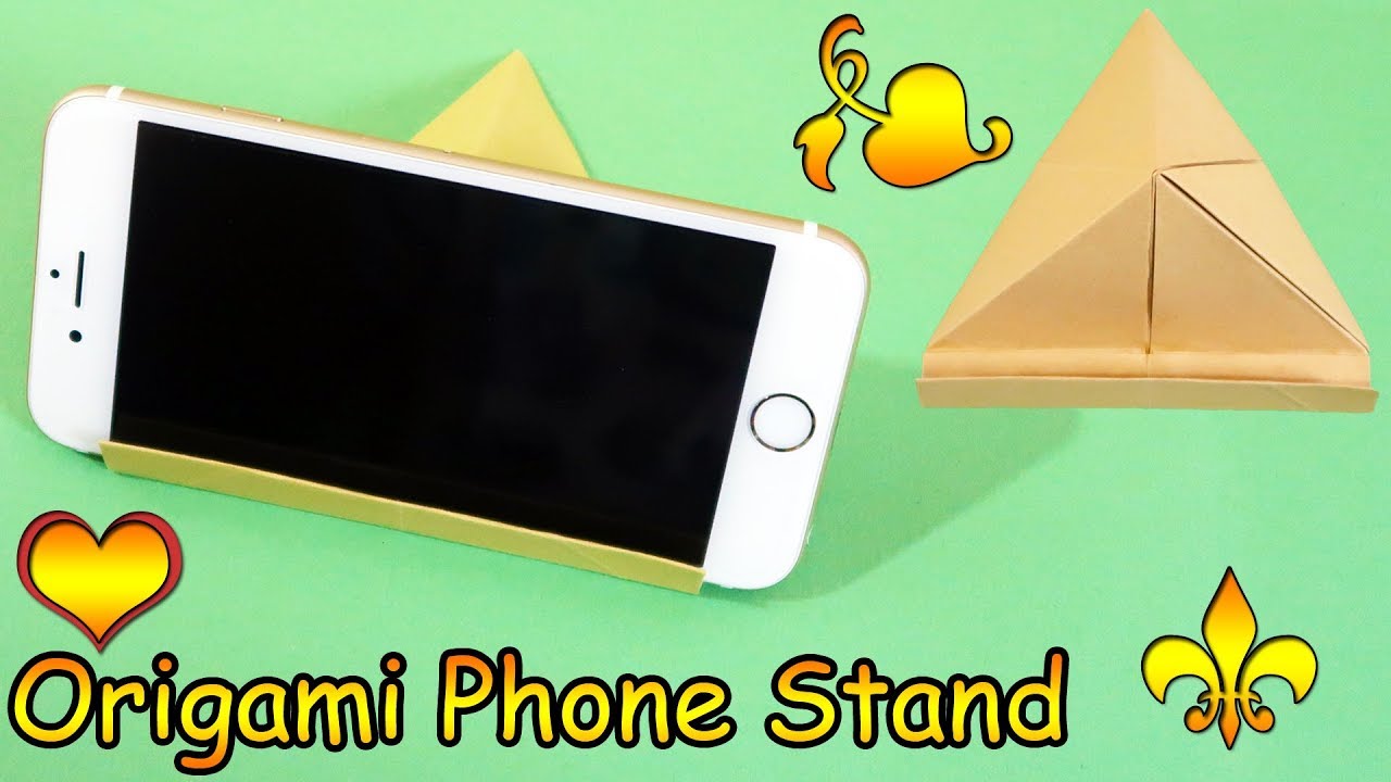 Origami Phone Stand/Holder - How to make an Origami Phone Stand/Holder ...