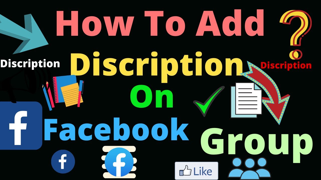 How To Facebook Group Description Add Bangla | Facebook Group ...