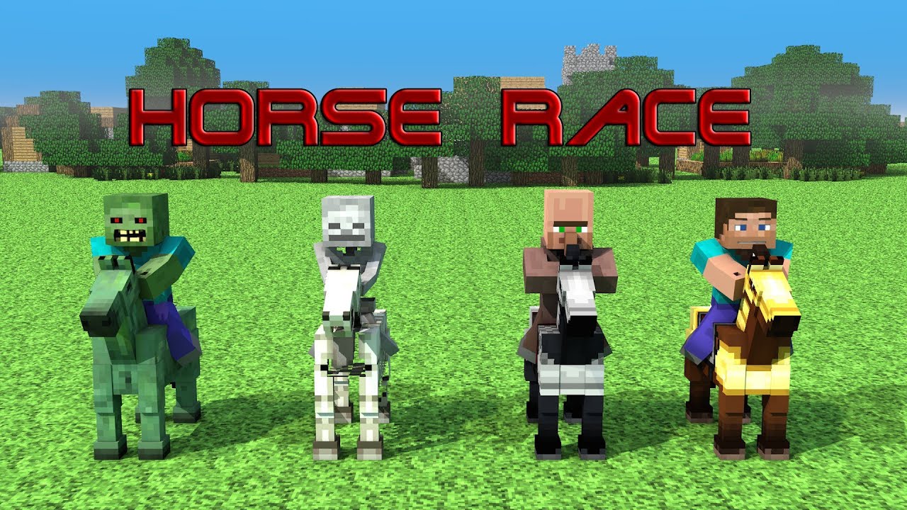 Horse Race - Minecraft Animation - YouTube
