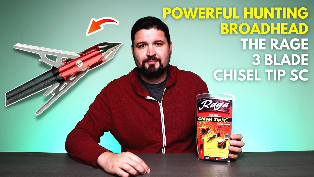 Rage Broadheads Chisel Tip