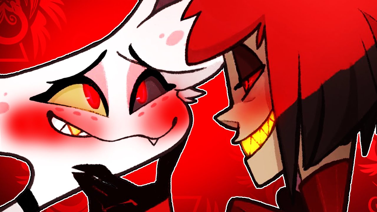 【hazbin Hotel Comic Dub】love At First Bite Alastor And Angel Dust Youtube