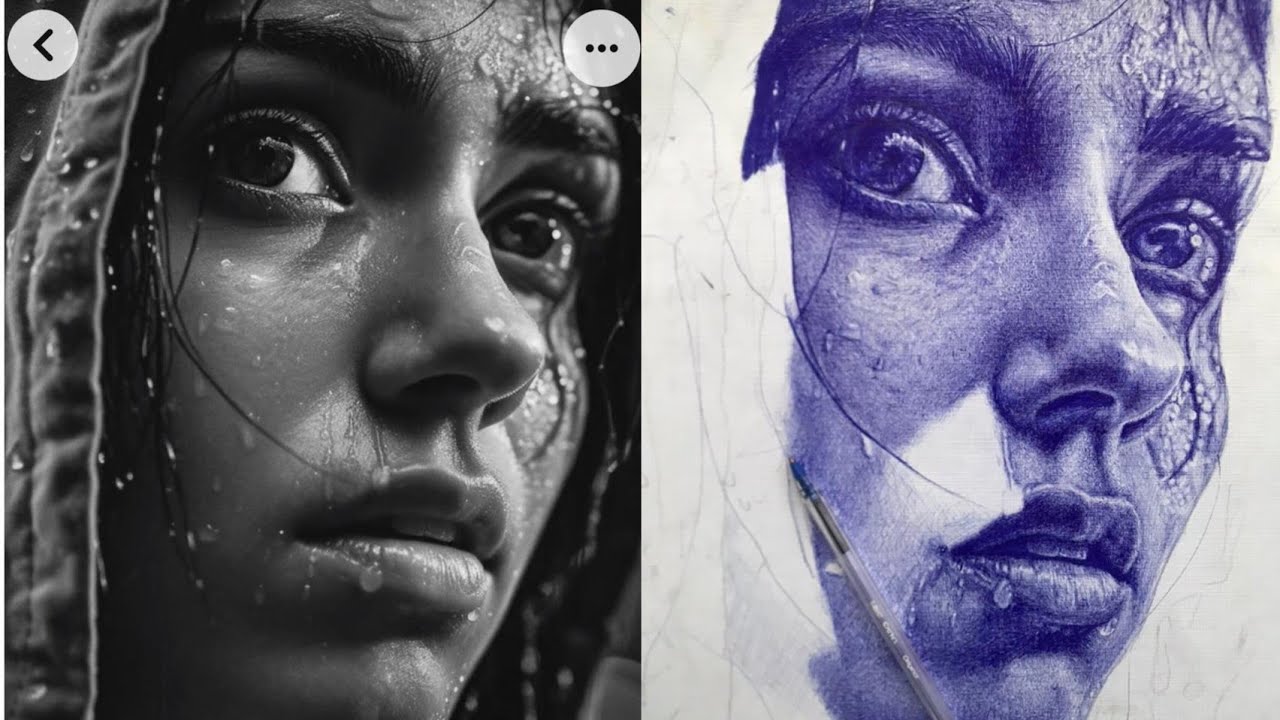 Mr pros arts is live! let's learn how to shade realism with pen - YouTube