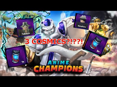 OPENING 3 NEW COSMIC SUMMONS! ANIME CHAMPIONS SIMULATOR UPDATE 2 - YouTube