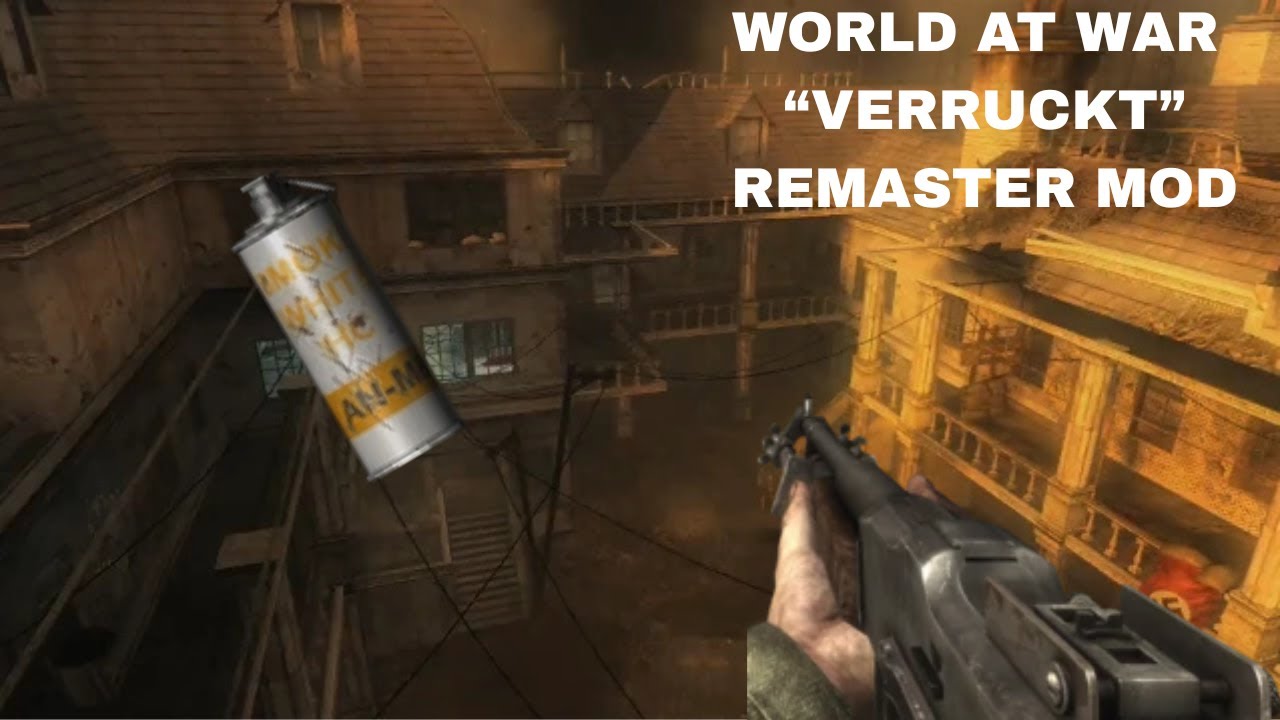 World at War "Verruckt" | Remastered Mod Gameplay - YouTube