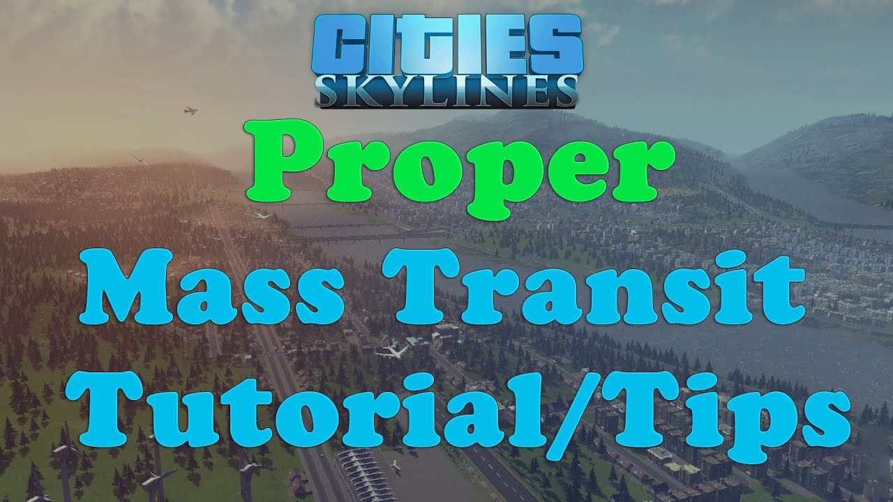 Cities: Skylines- Mass Transit Tutorial/tips (editing line colors ...