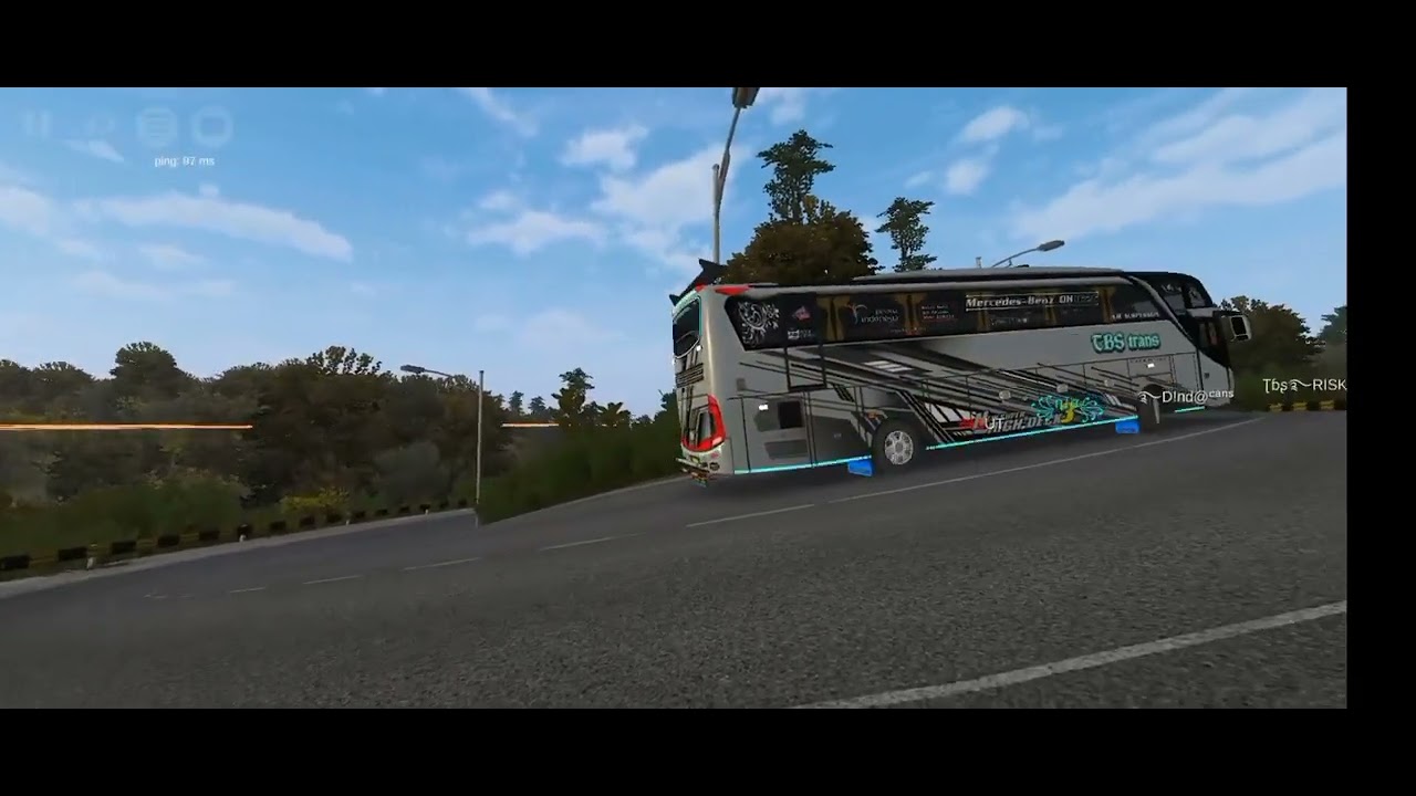 Mabar konvoy TBS TRANS #ratu oleng #bussid mania - YouTube