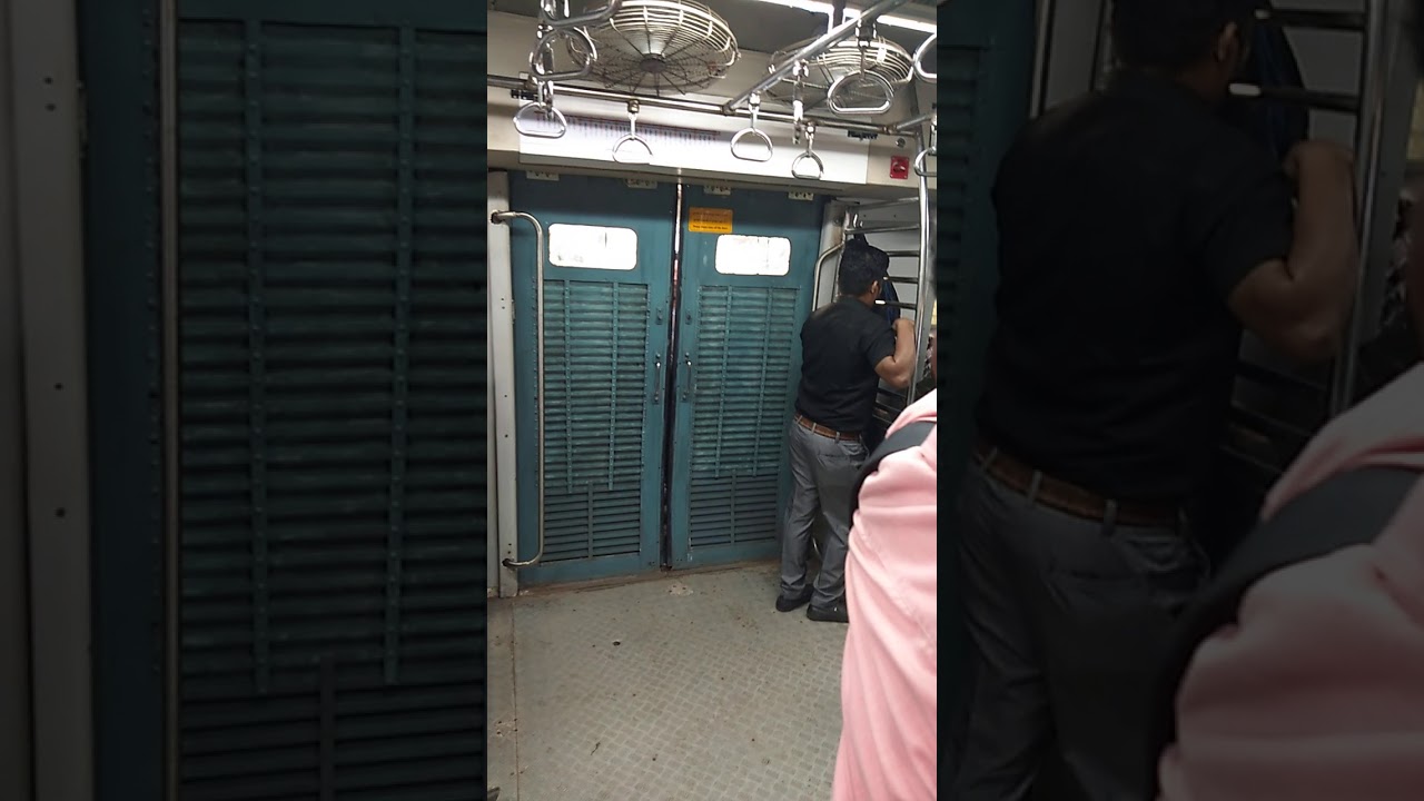 Automatic Door in Mumbai local train in Western railway - YouTube