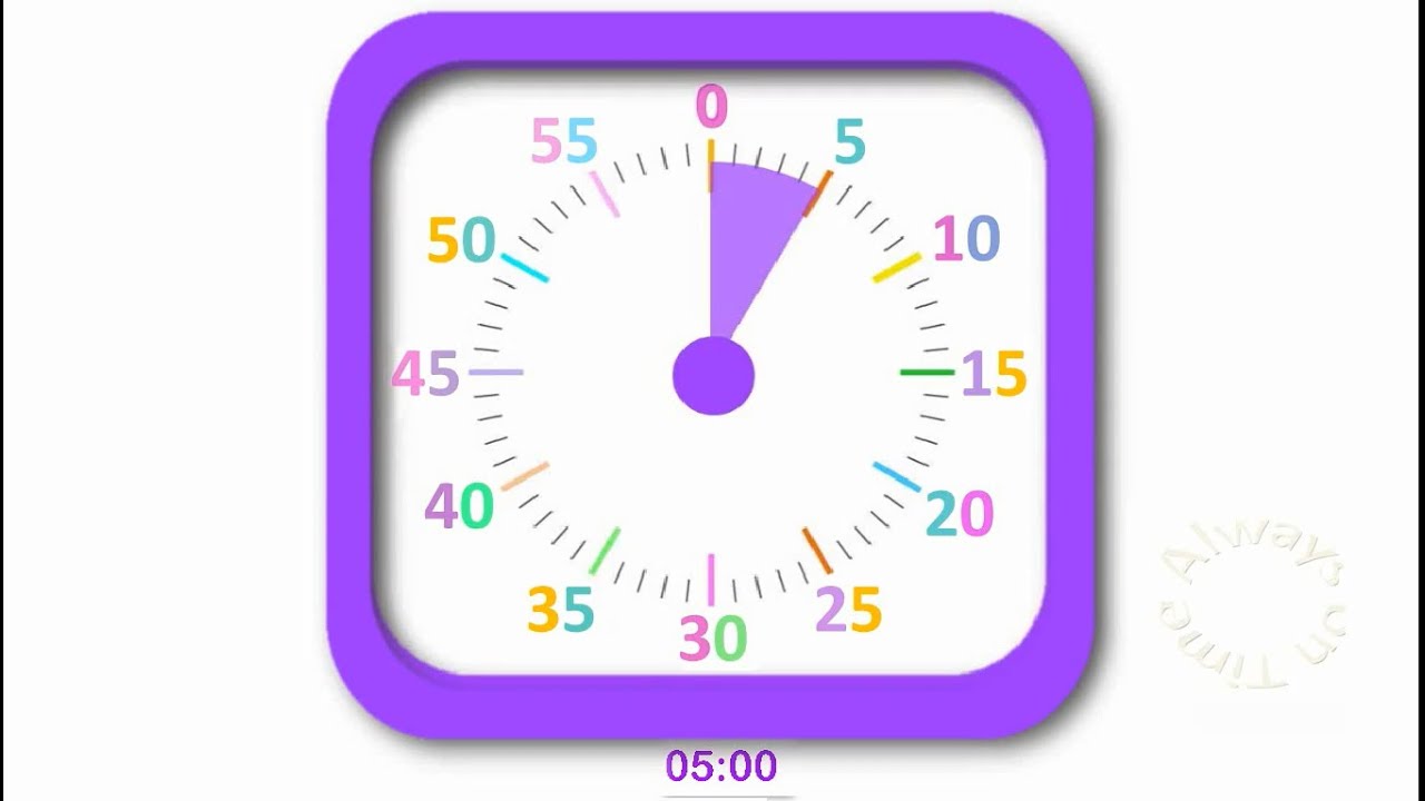 5-minute visual timer - YouTube