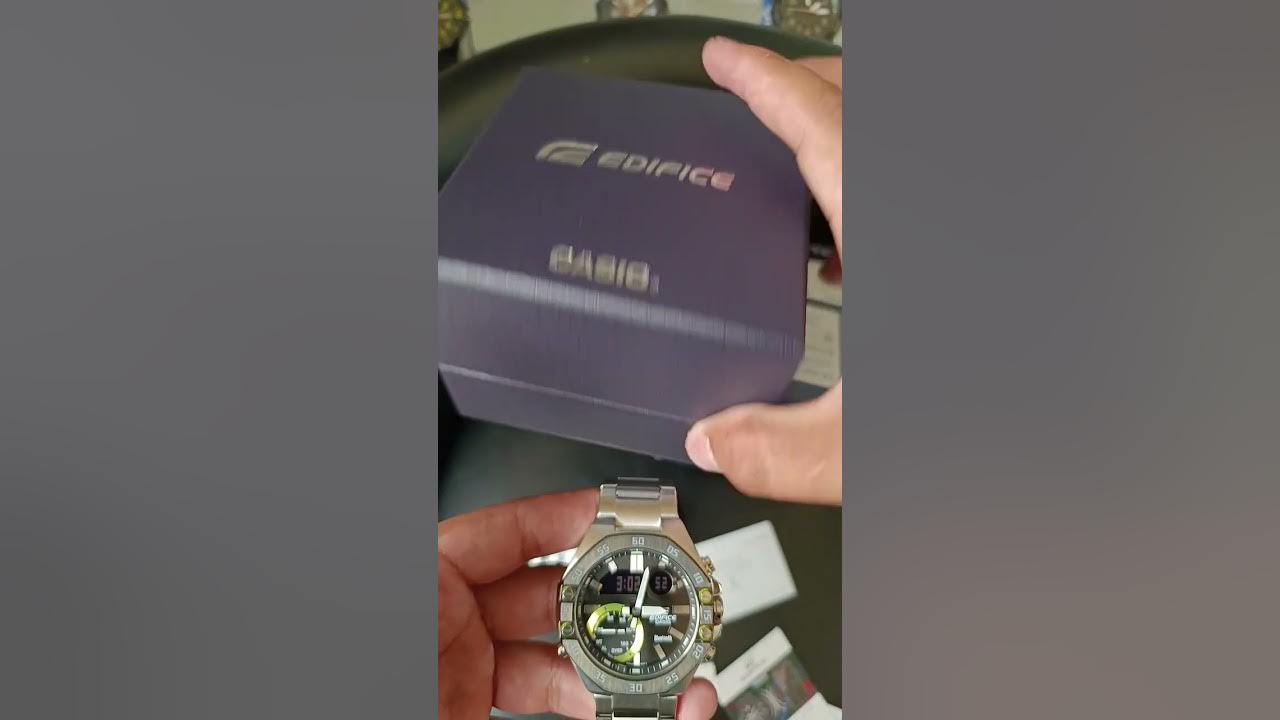 CASIO EDIFICE ECB-10DB-1A - YouTube