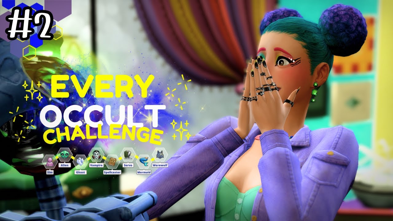Ep.2 เอเลี้ยน 🤖 | The Sims 4 | Every Occult Challenge - YouTube