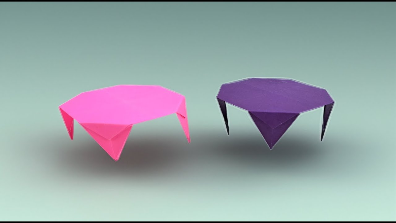 Miniature Marvels: Crafting an Origami Table Décor Piece - YouTube