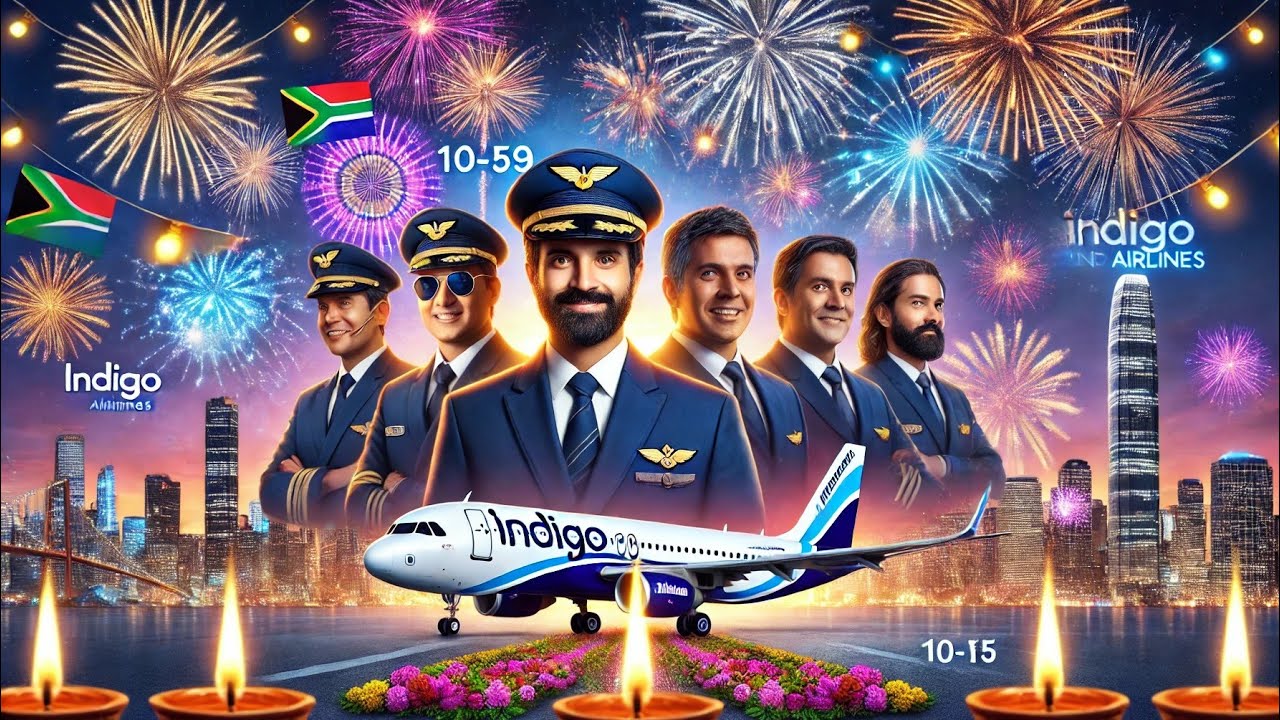 IndiGo Cadet Pilots ने साउथ अफ्रीका में मनाई अनोखी दिवाली!",🪔🪔 wo bhi ...