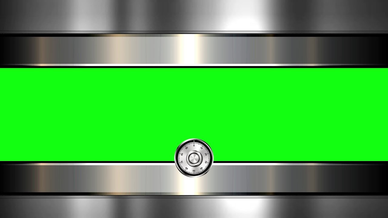 Gate metal transition footage green screen - YouTube