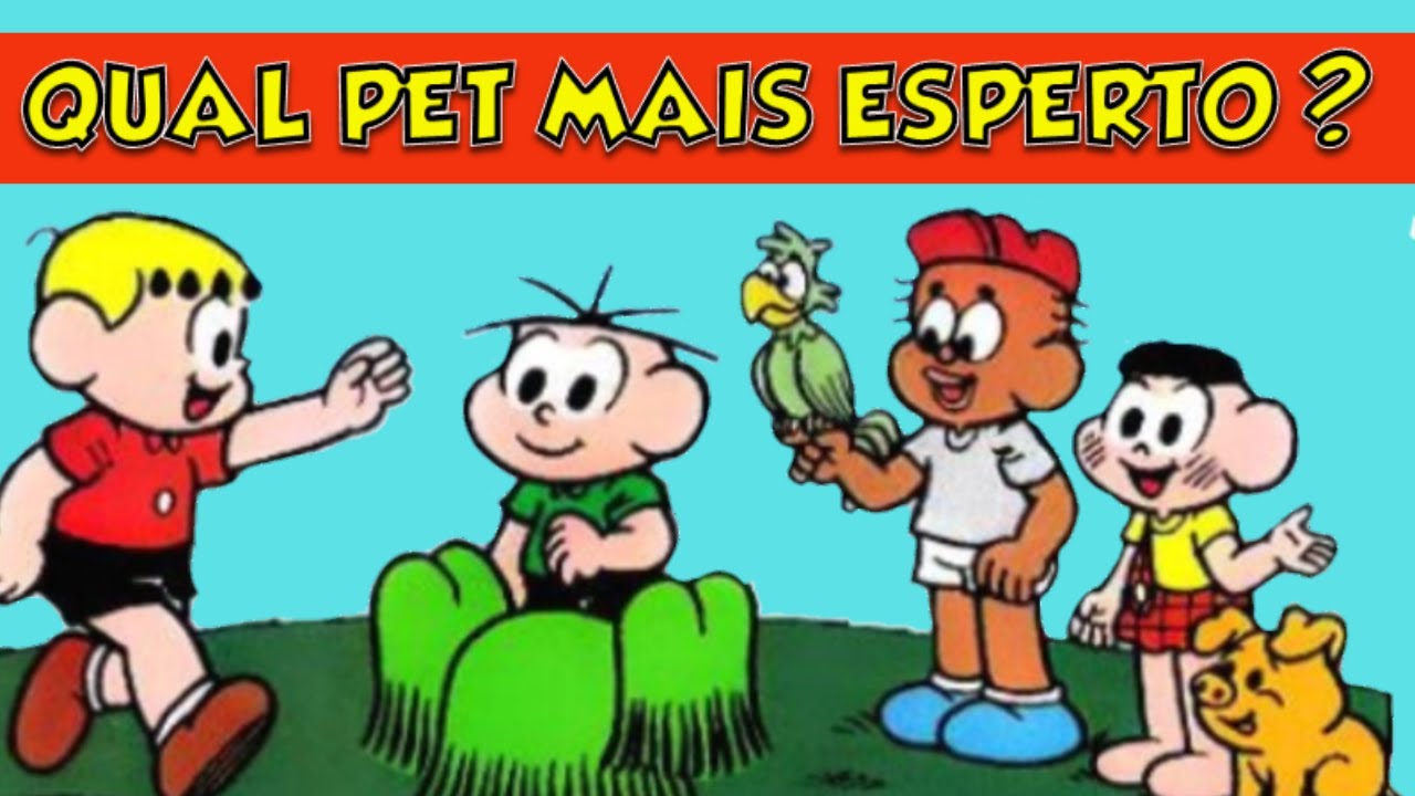 Concurso: QUEM É O PET MAIS ESPERTO DA TURMA DA MÔNICA - Quadrinhos ...