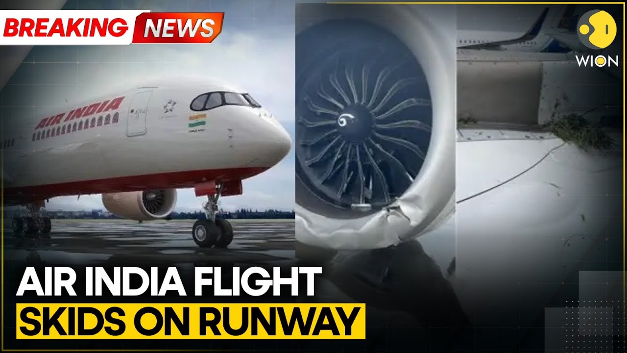 BREAKING: Air India Flight Skids On Runway, Plane's Engine Damaged ...