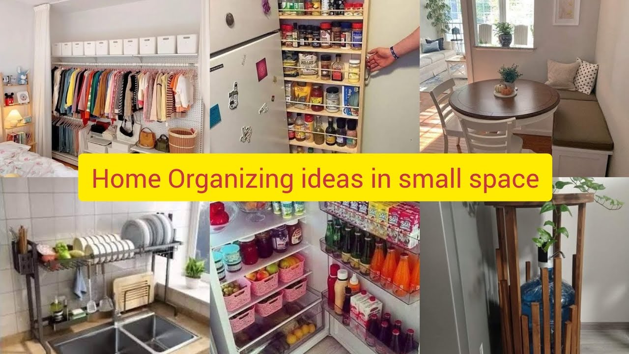 How to Organize Small Space / Small space Oraganizing ideas / Home ...