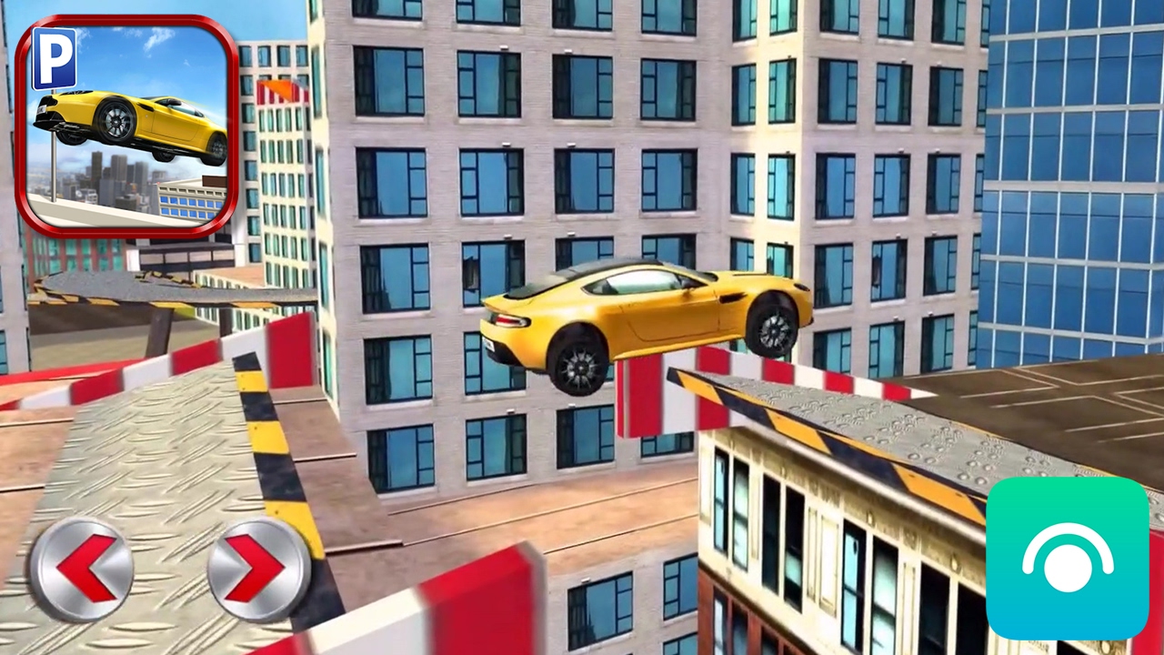 Roof Jumping Stunt Driving Parking Simulator - Gameplay Showcase (iOS, Android) - YouTube