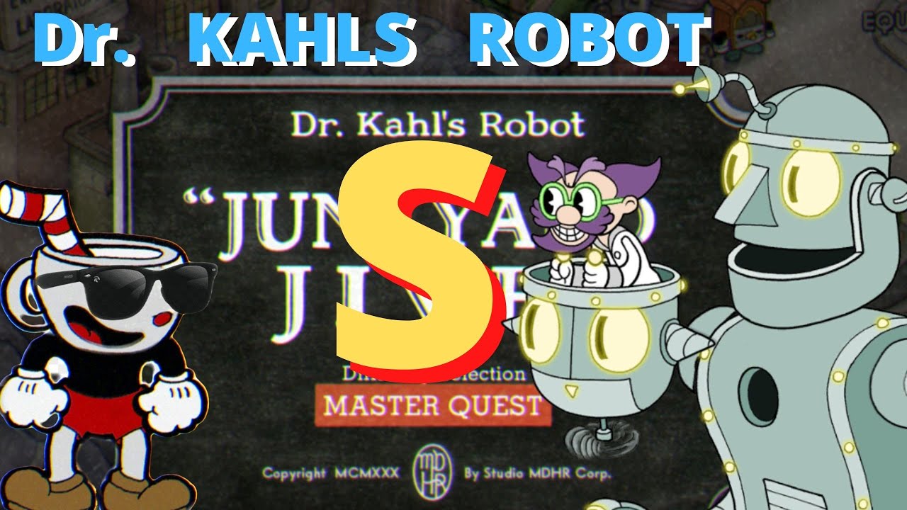 Cuphead Master QuesT Mod: Dr. Khals Robot S-Rank - YouTube