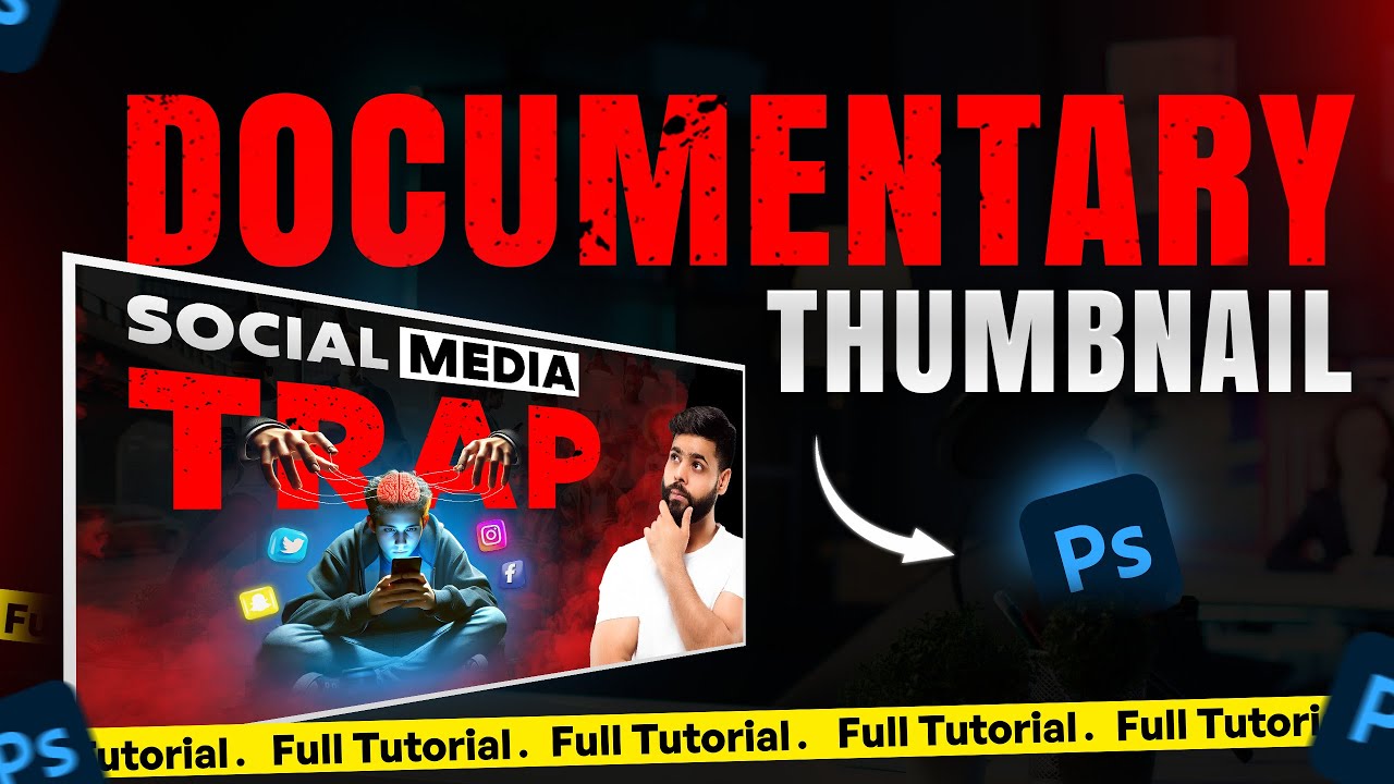 Ultimate Documentary Thumbnail Design Tutorial in Photoshop - YouTube