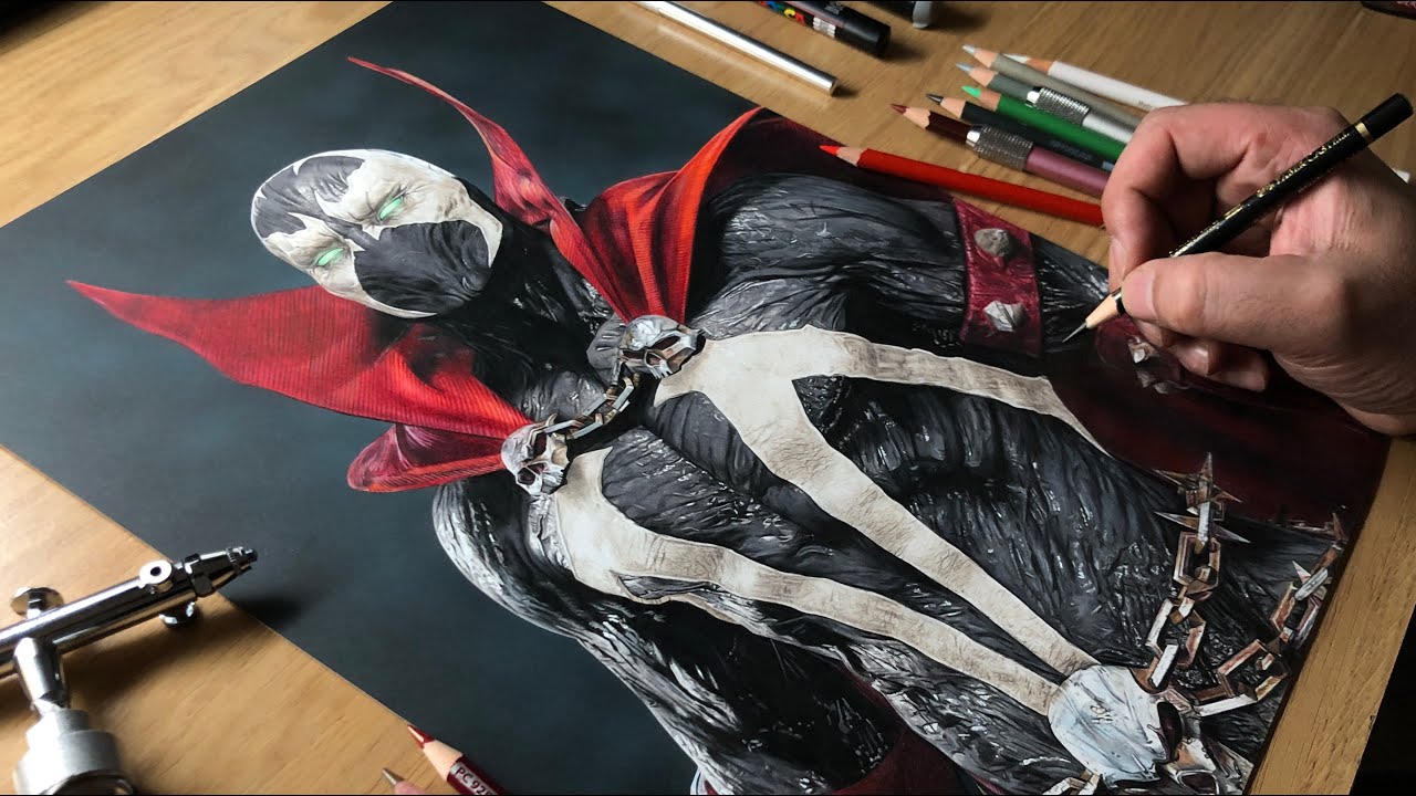 Drawing Spawn | How To Draw Mortal Kombat Characters | Artology - YouTube
