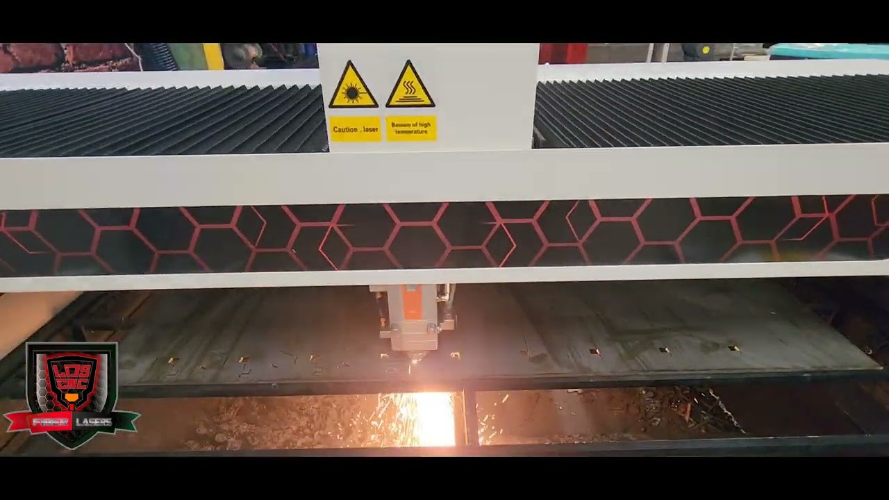 LDS CNC Fiber Laser Cutting 3/16 Slats - YouTube