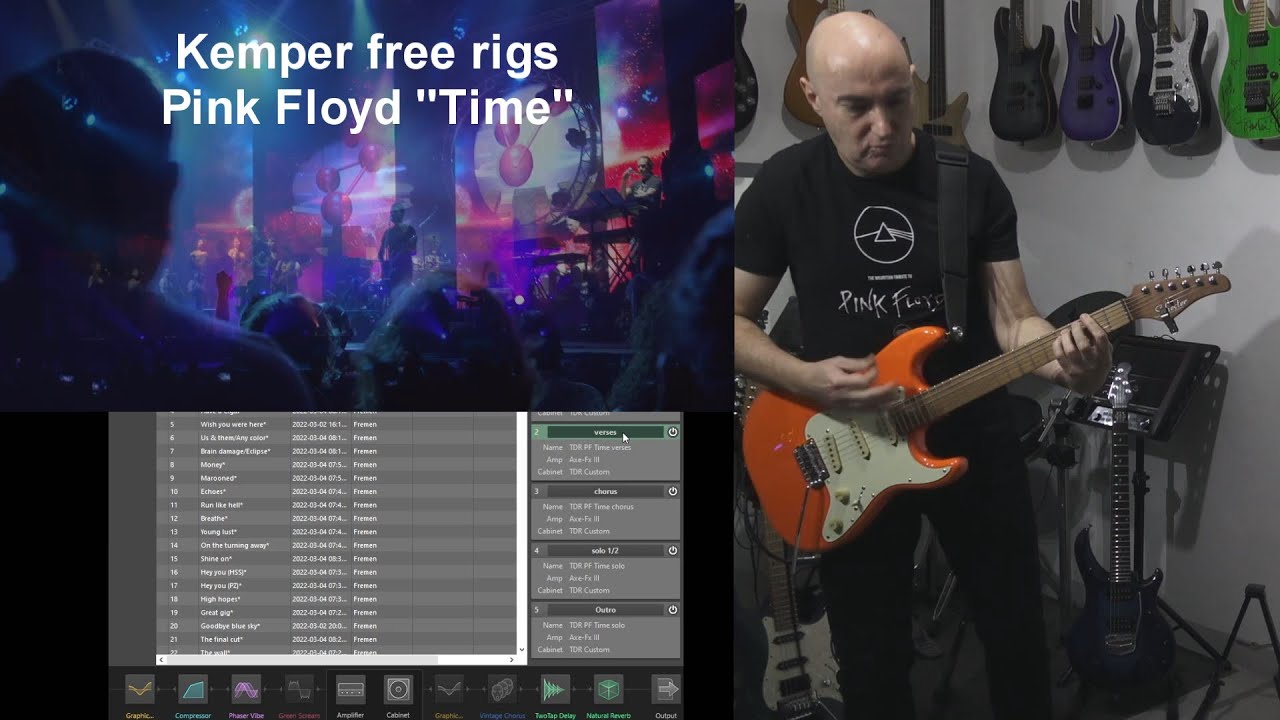 Kemper free rigs | Pink Floyd "Time" - YouTube