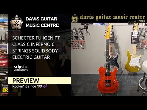 Schecter Fujigen PT Classic Inferno 6 Strings Solidbody Electric Guitar ...