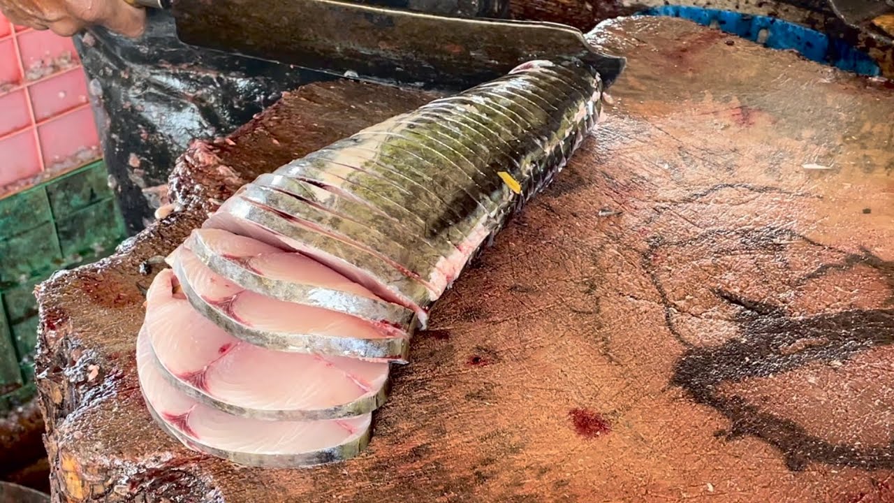 AMAZING !!! Big Thora Fish Cutting Skills | Fast Cutting Skills - YouTube