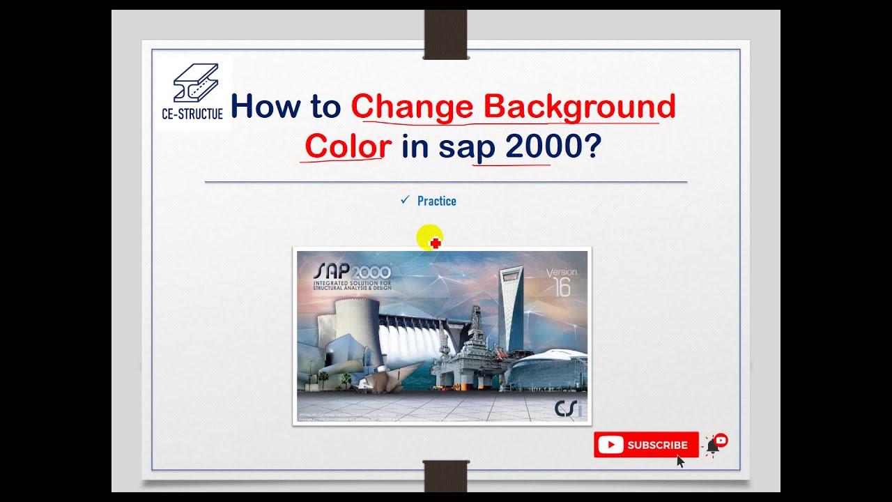 How to change background in sap 200 - YouTube
