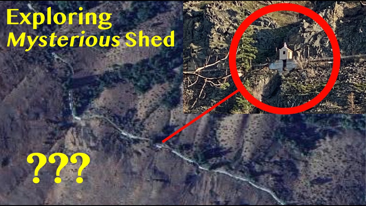 Strange Shed Leads to Hidden Mountain Canal | Exploring Google Earth ...