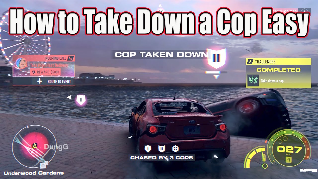 Need For Speed Unbound How to take down a Cop easy - YouTube