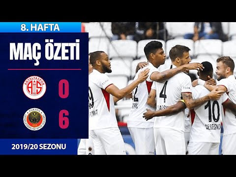 ÖZET: Antalyaspor 0-6 Gençlerbirliği | 8. Hafta - 2019/20