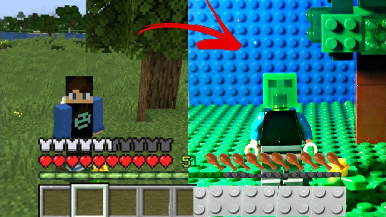 MINECRAFT but its LEGOS - YouTube