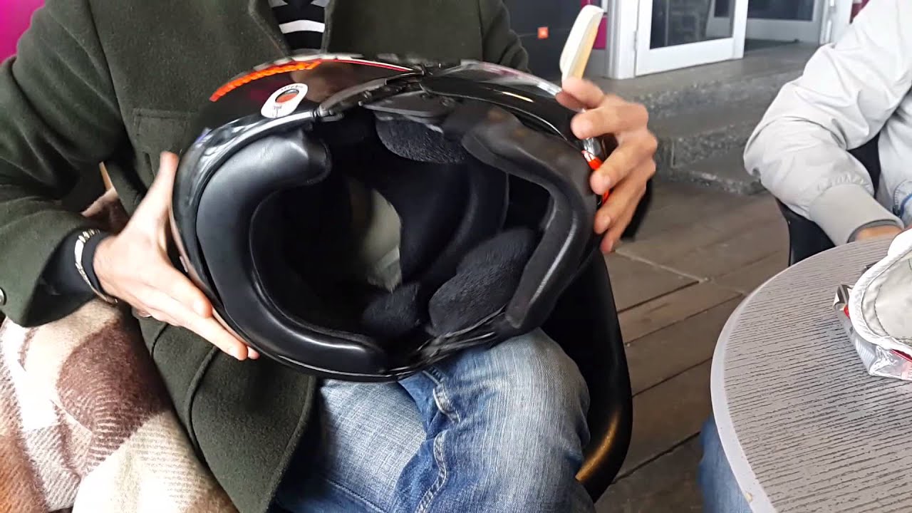 Strange Motorcycle Helmet - YouTube