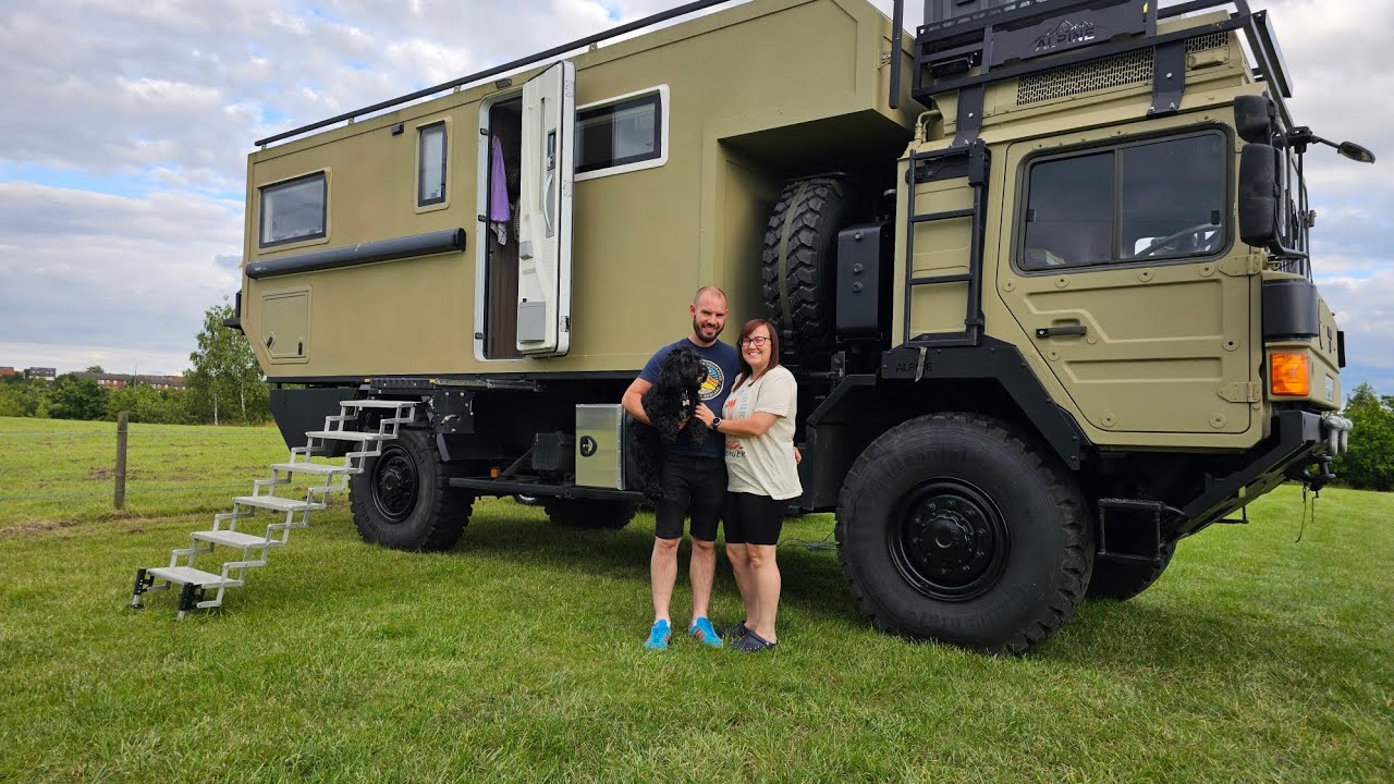 We sold our house and quit work to travel the world in our MAN HX60 ...