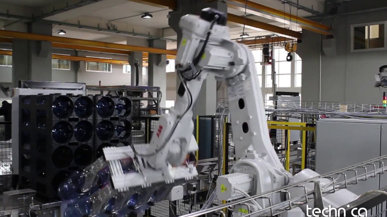 Robotic Rack Un-loader - YouTube