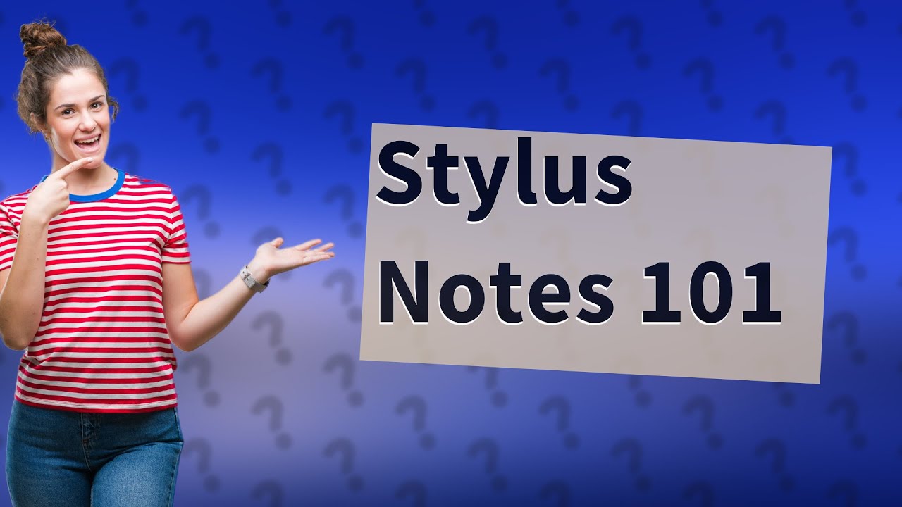 How do I write notes with stylus in OneNote? - YouTube