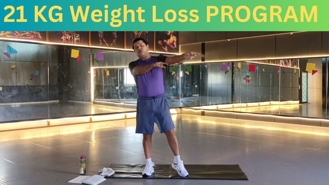 21 KG weight loss workout program (hindi) // 40 days || day 2 || at ...