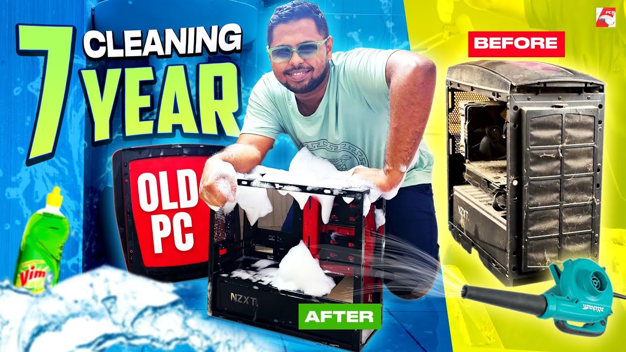 Cleaning A 7 Year OLD PC, Will it survive? - YouTube