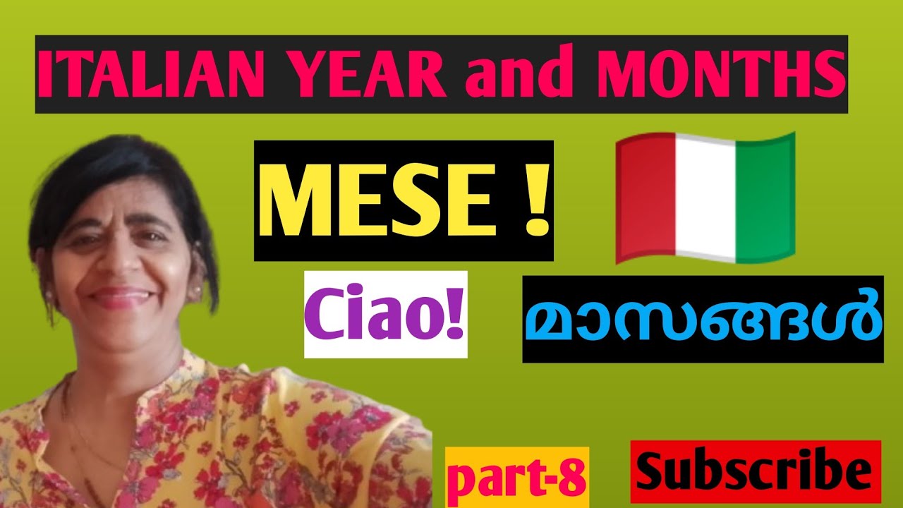 🇮🇹Learn the Months and Year in Italian 🇮🇹 | Italian for Beginners - YouTube