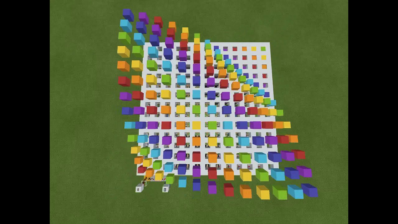 Piston Wave Machine in Minecraft - YouTube