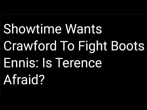 SHOWTIME WANTS TERRENCE CRAWFORD TO TAKE A FIGHT THEY ALL READY ...