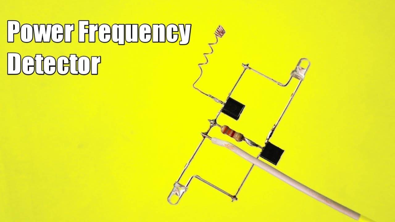 Wireless Power Frequency Detector using Transistors - YouTube
