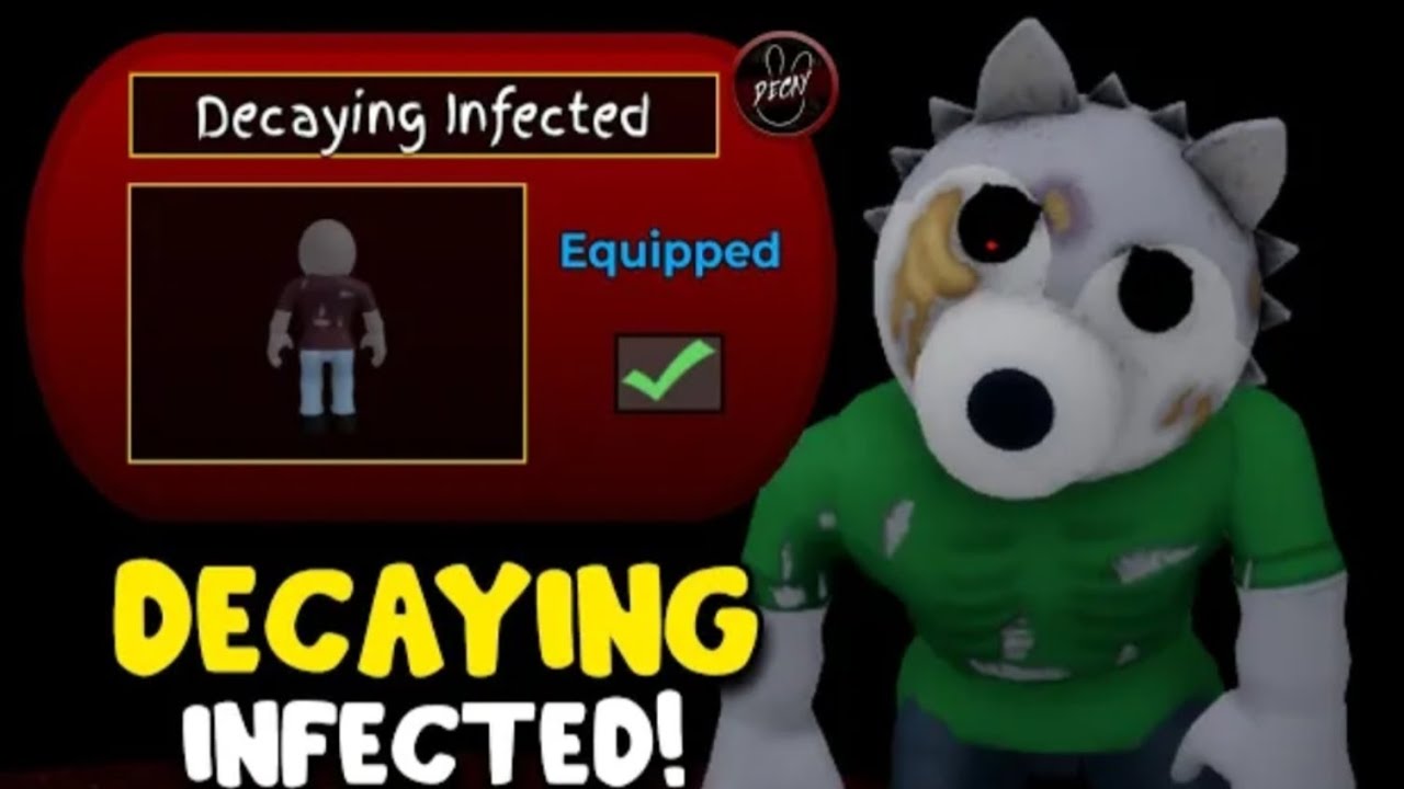 Piggy Gameplay #161 *NEW* DECAY Infected Skin in PIGGY! (ROBLOX) - YouTube