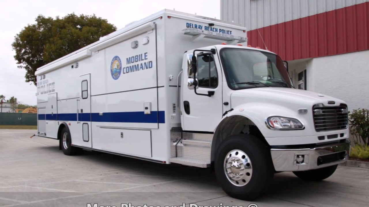 EVI custom 32-Ft. Mobile Command Vehicle - YouTube