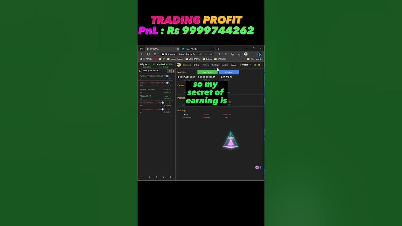 Algo trading Dotnet |Quant Finance - YouTube